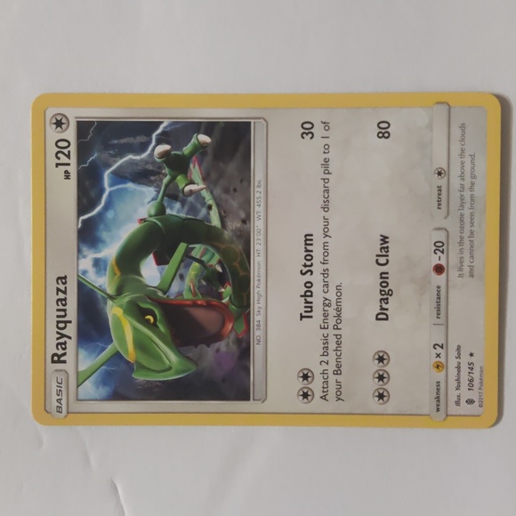 Pokemon | Other | Rayquaza Pokemon Card | Poshmark